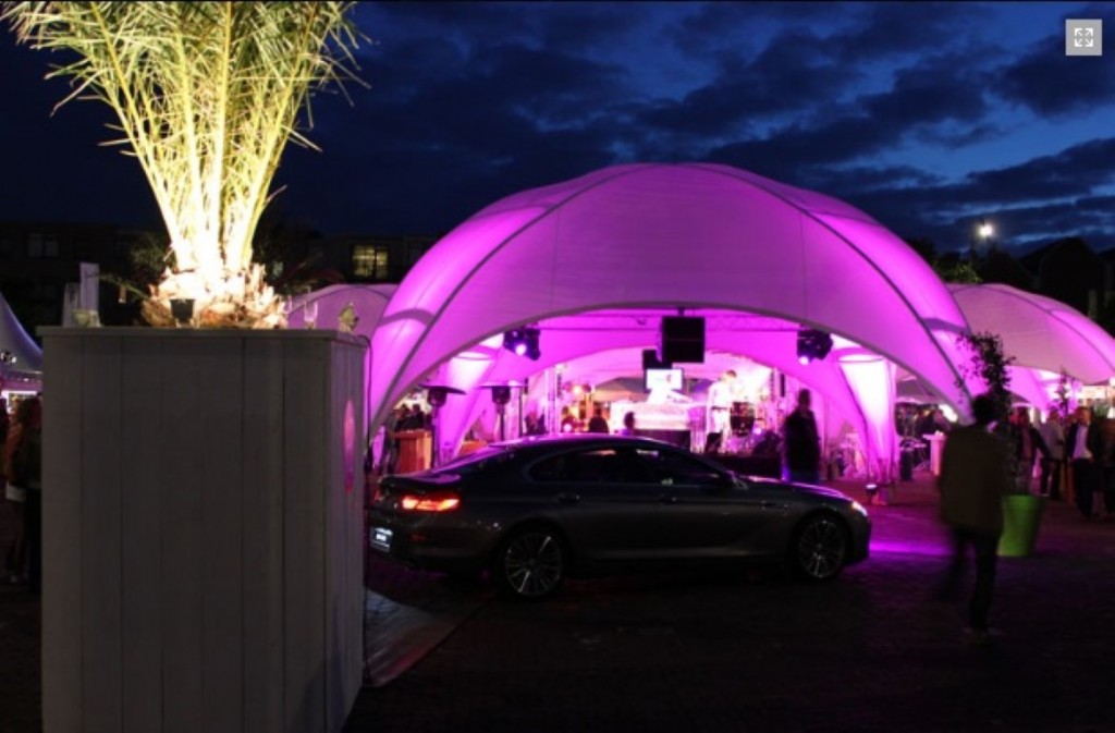 Megadome tent, Partyverhuur Goossens, Bluiloft, Huwelijk, Ronde tent ...